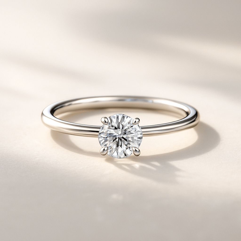 Minimalist Engagement Rings | Lab Diamond 14K Gold | NYC – Black Pearl ...